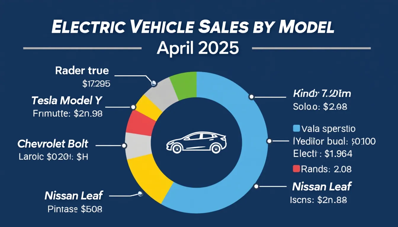 A mixed overview of electric car sales in Europe for April 2025